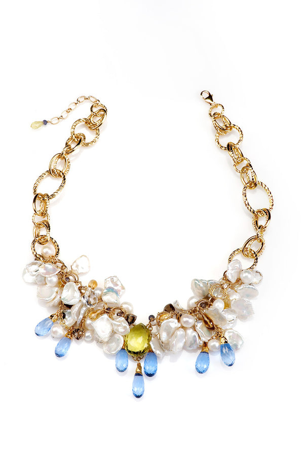 Azure Necklace - Charme Silkiner Jewelry